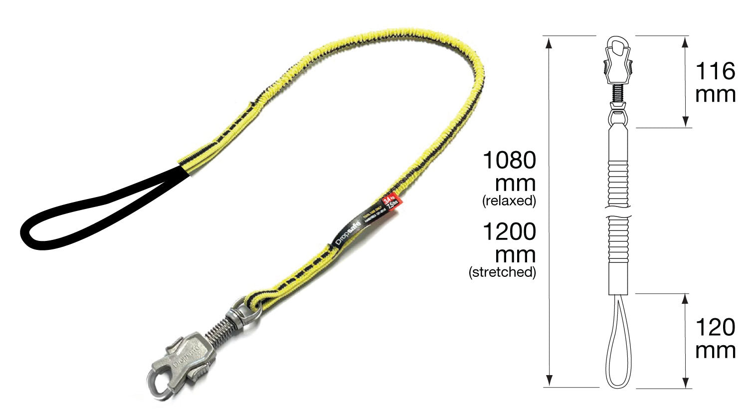 Bungee Tool Lanyard - Cord Loop - 3.4 kg / 7.5 lbs
